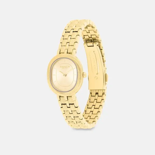 COACH Harlow Oval Timepiece - Gold