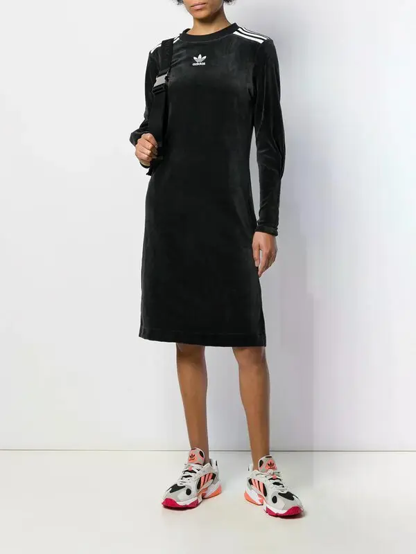 Adidas Long Sleeved Logo Dress