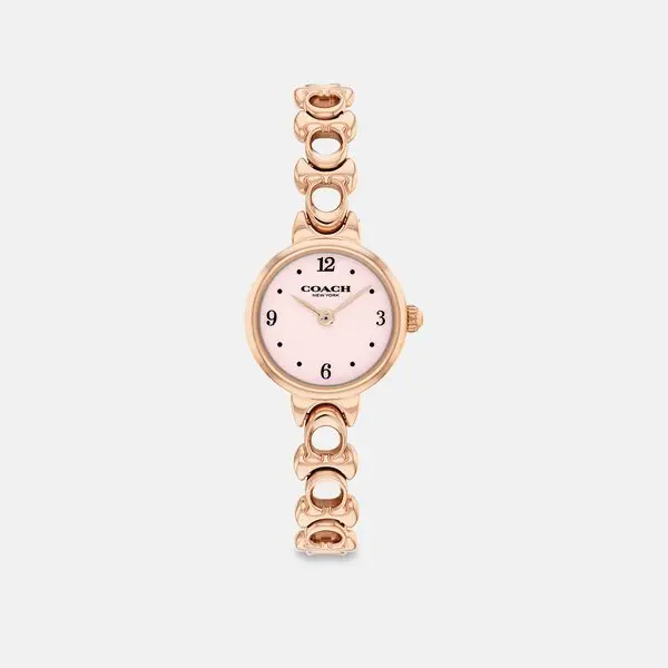 COACH Iris Watch, 22mm - Rose Gold