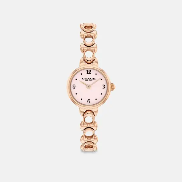 COACH Iris Watch, 22mm - Rose Gold