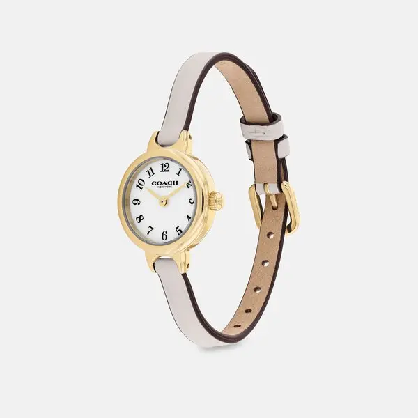 COACH Iris Watch, 22mm - Chalk