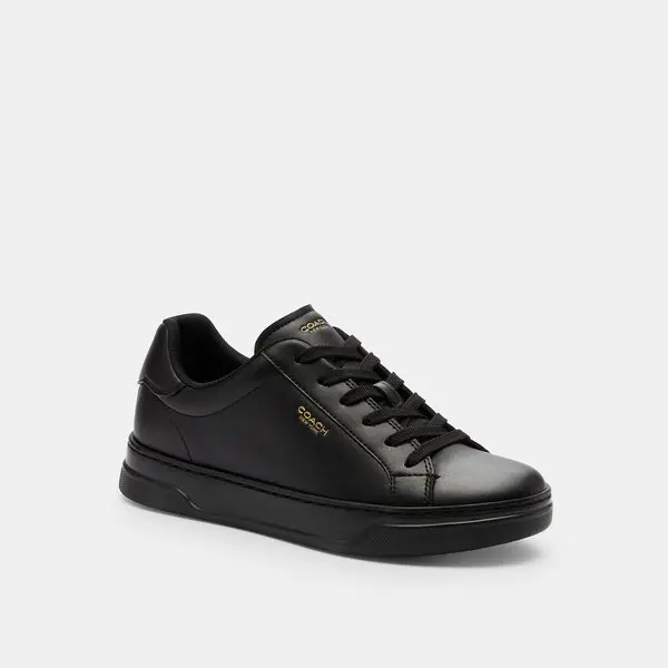 COACH High Line Lace-up Sneakers - Black/black