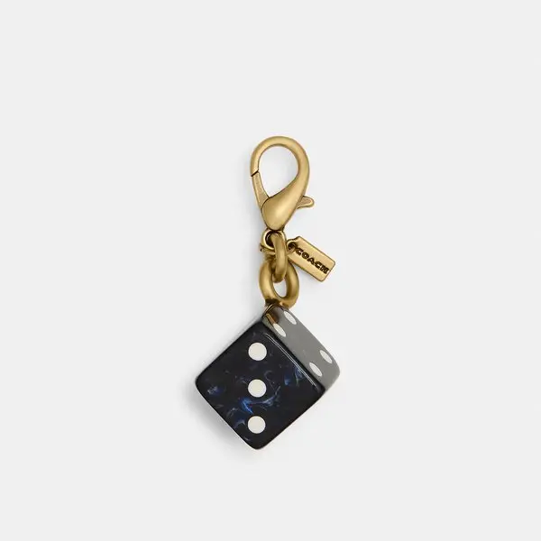 COACH Diy Dice Charm - Brass/brass