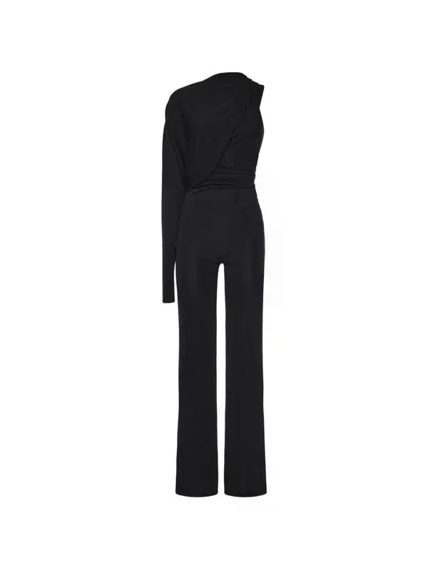 Andamane Draped Jumpsuit - Black