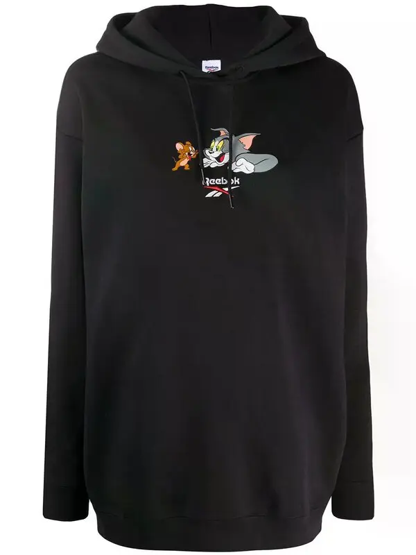 REEBOK Tom And Jerry Hoodie - Black