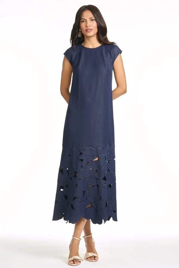 Sachin & Babi Sabette Linen Blend Sheath Dress