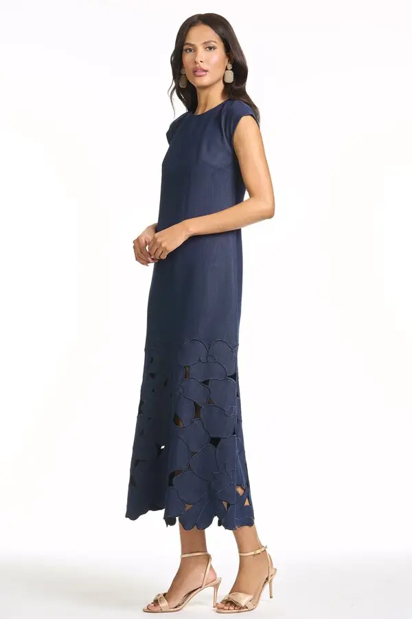 Sachin & Babi Sabette Linen Blend Sheath Dress
