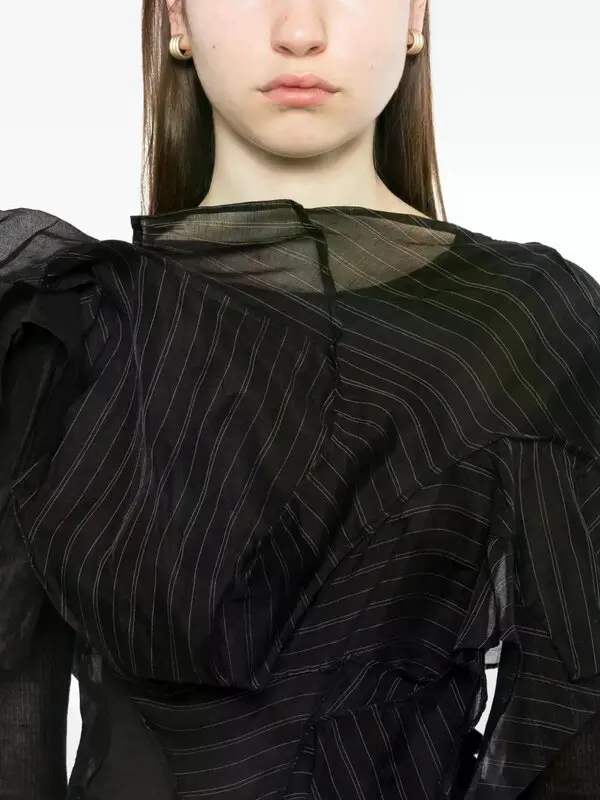 Yohji Yamamoto Asymmetric Darts 3d Blouse