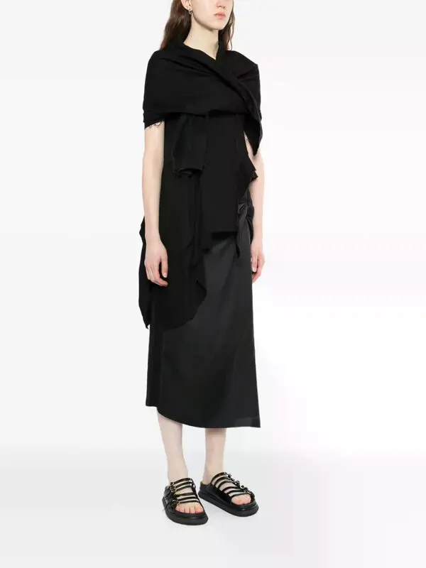 Yohji Yamamoto Lace-up Blouse