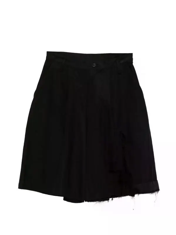 Yohji Yamamoto Distressed Shorts