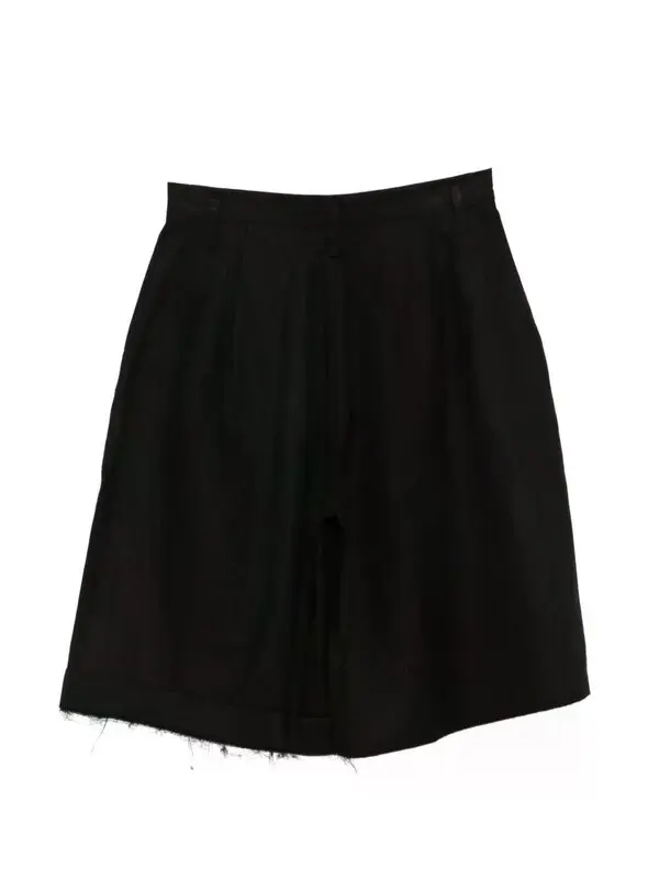 Yohji Yamamoto Distressed Shorts
