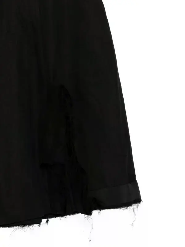 Yohji Yamamoto Distressed Shorts