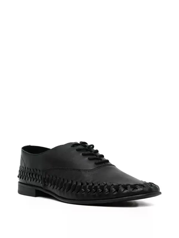 Yohji Yamamoto Lace-up Oxford Shoes - Black