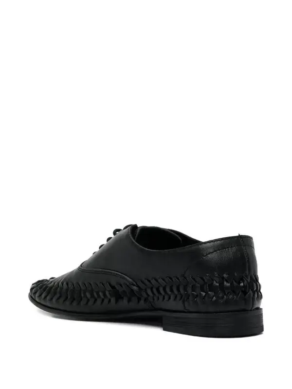 Yohji Yamamoto Lace-up Oxford Shoes - Black