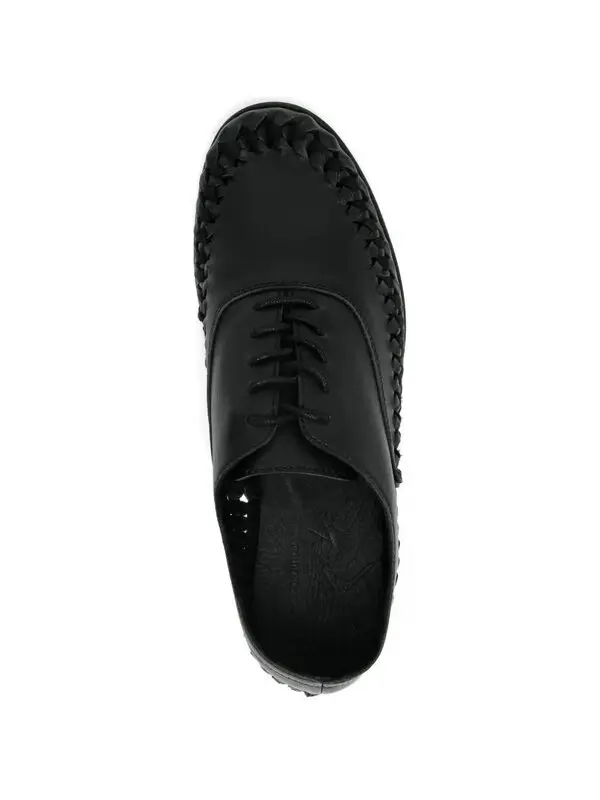 Yohji Yamamoto Lace-up Oxford Shoes - Black