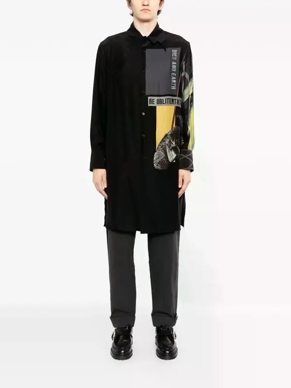 Yohji Yamamoto Graphic-print Shirt