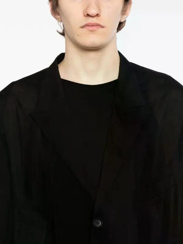 Yohji Yamamoto Chest Pouch Pocket Jacket