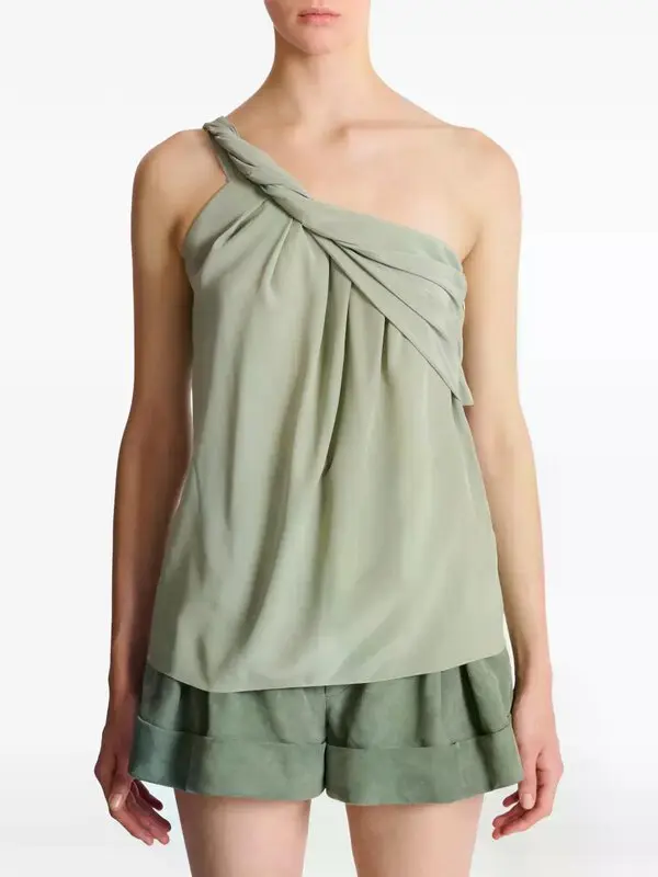 Balmain One-shoulder Blouse