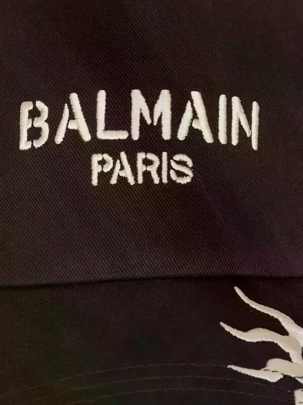 Balmain Logo-embroidered Baseball Cap