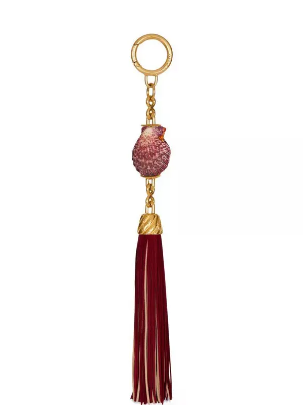 Balmain Shell Tassel Charm - Gold