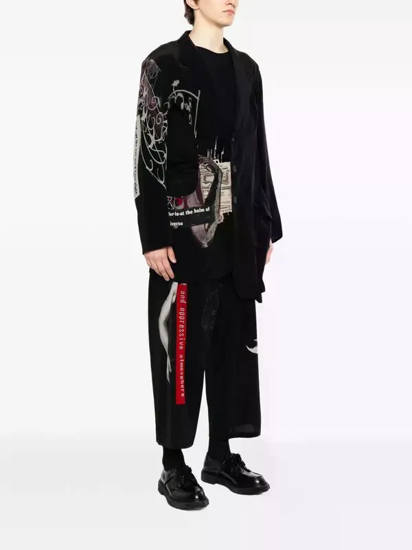 Yohji Yamamoto Asymmetric Hem Jacket