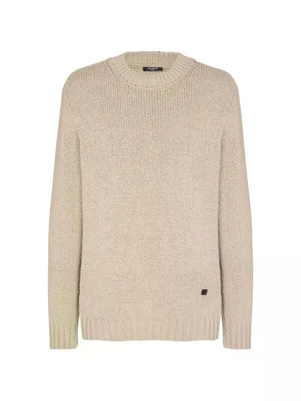 Balmain Crew-neck Sweater - Neutrals