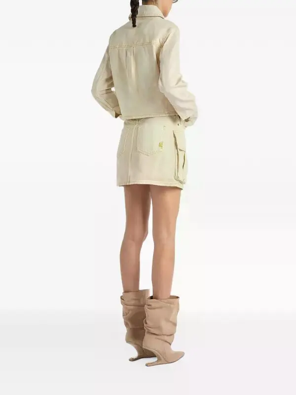 Balmain Denim Mini Skirt
