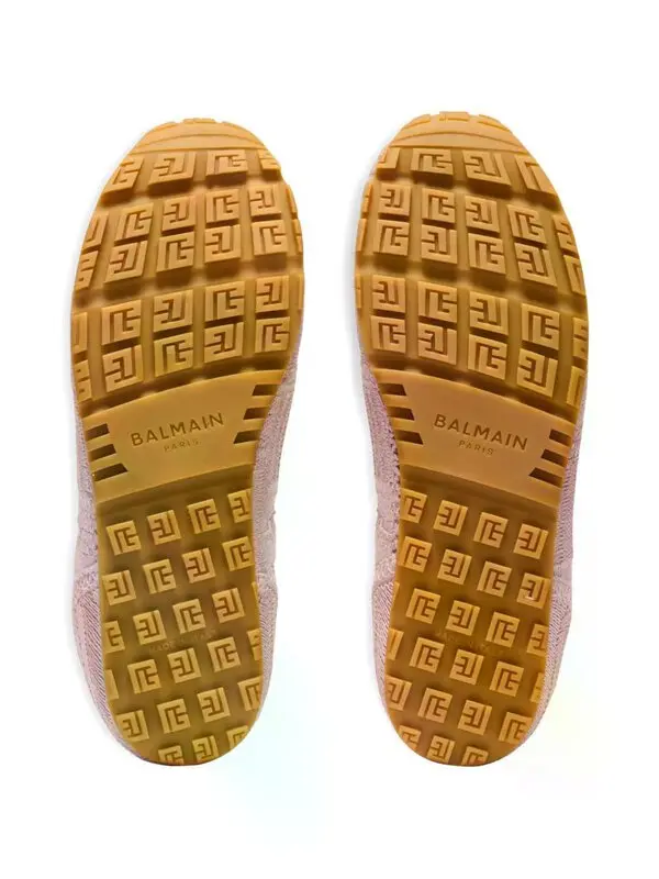 Balmain Racer 45 Macramé Sneakers - Pink