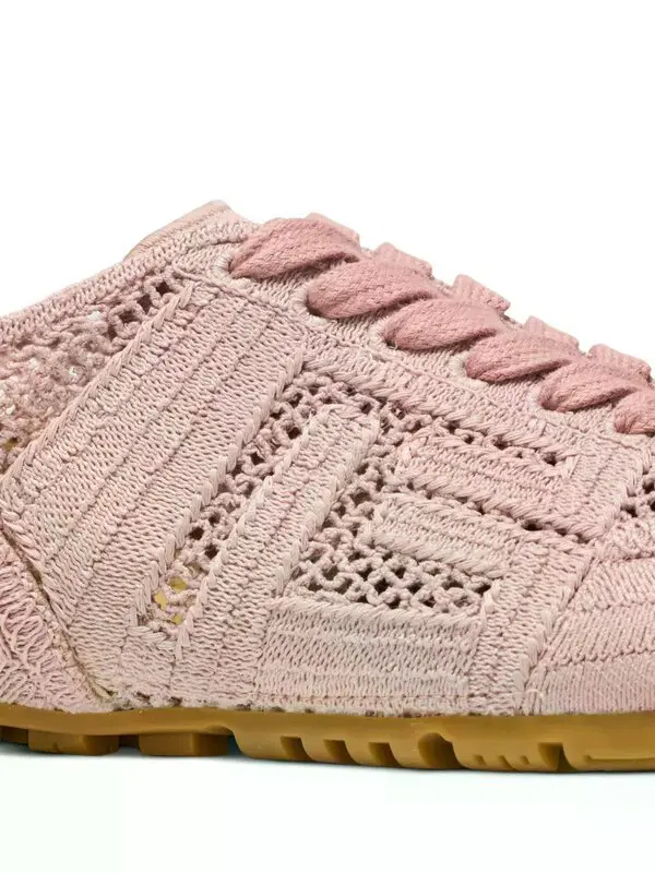 Balmain Racer 45 Macramé Sneakers - Pink