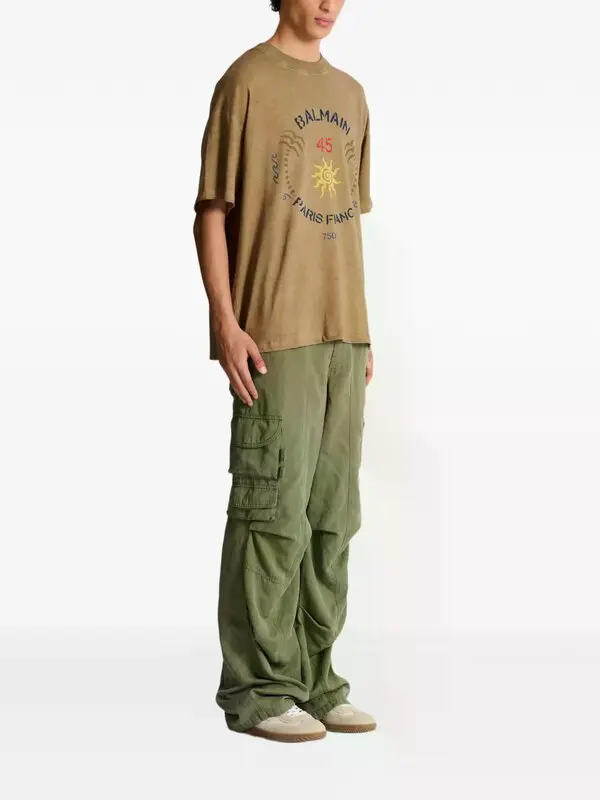 Balmain Crew-neck Short-sleeve T-shirt