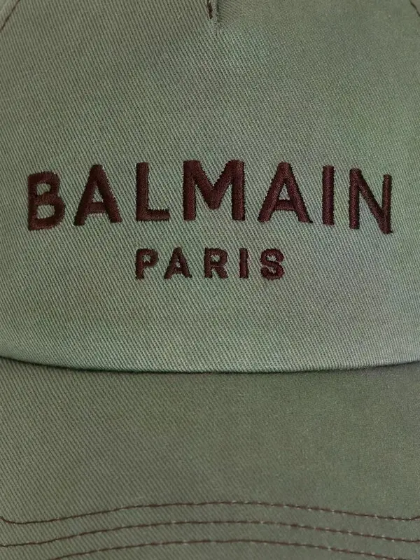 Balmain Logo-embroidered Baseball Cap