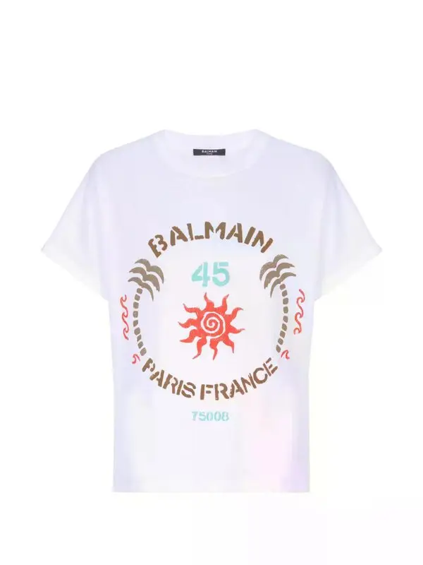 Balmain Printed T-shirt - White