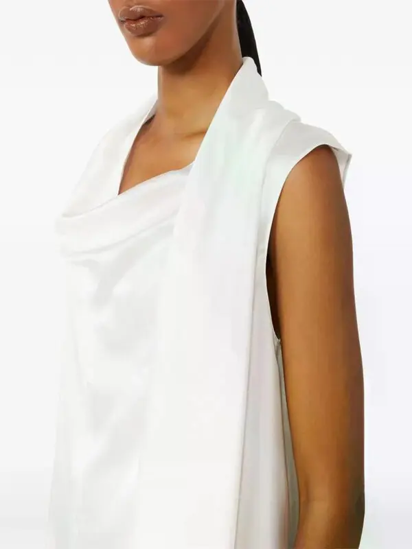 Max Mara Drape Sleeveless Blouse