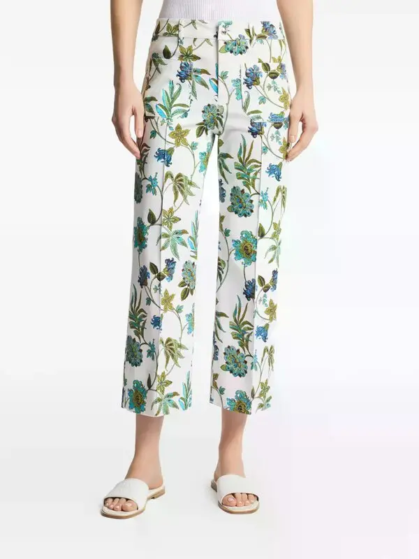 FAY Floral Pocket Trousers