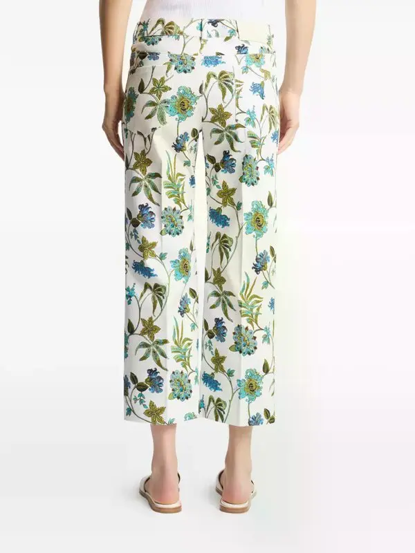 FAY Floral Pocket Trousers