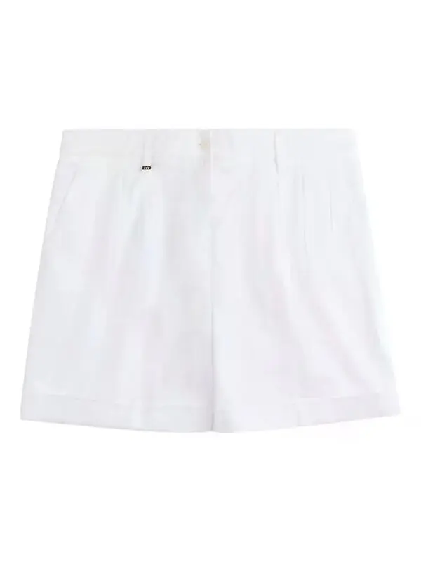 FAY Pleated Shorts - White