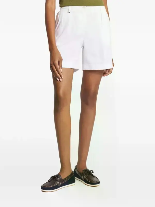 FAY Pleated Shorts - White