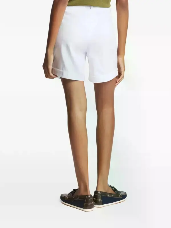 FAY Pleated Shorts - White