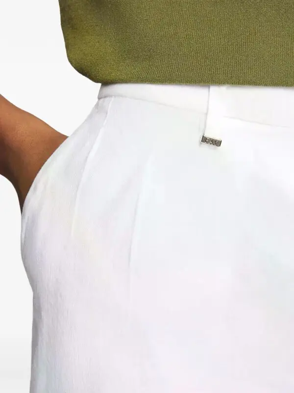 FAY Pleated Shorts - White