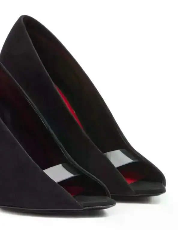 Valentino Garavani Open Toe Pumps - Black