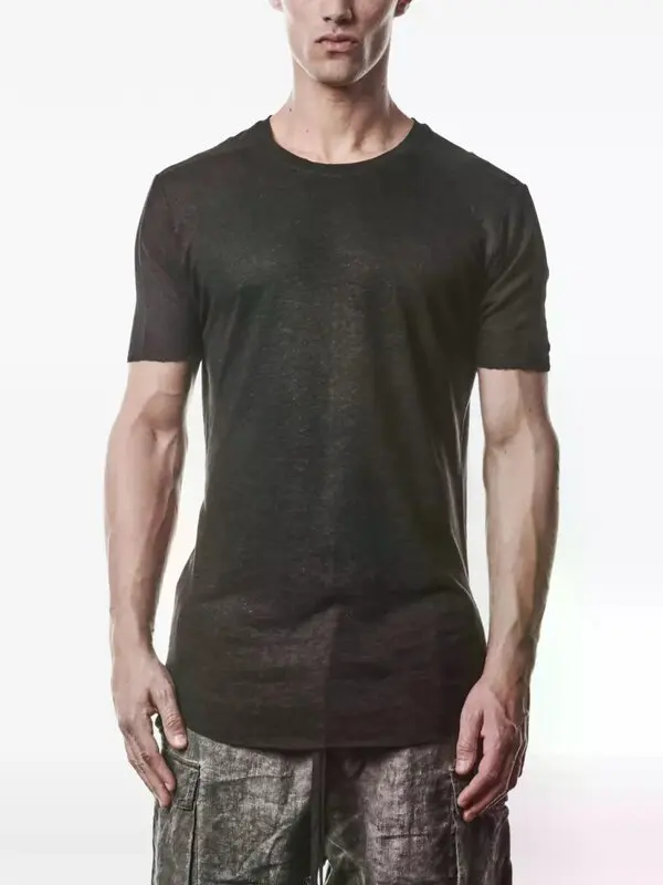THOM KROM Worked T-shirt - Green