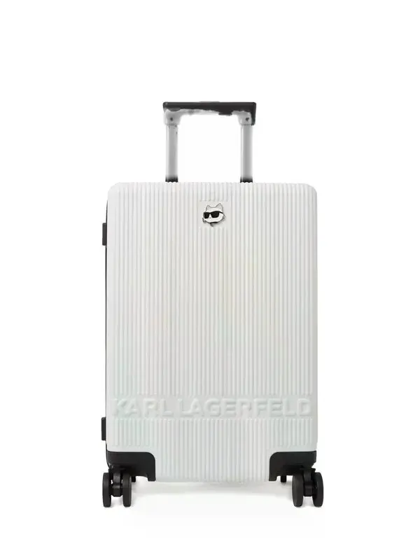 Karl Lagerfeld Ikon Choupette Logo-embossed Hard Luggage