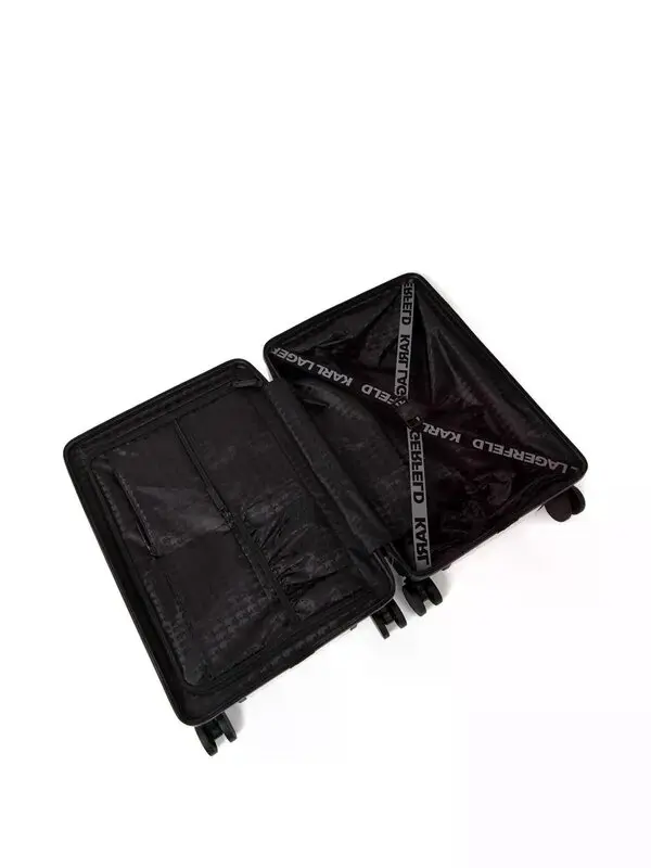 Karl Lagerfeld Ikon Choupette Logo-embossed Hard Luggage