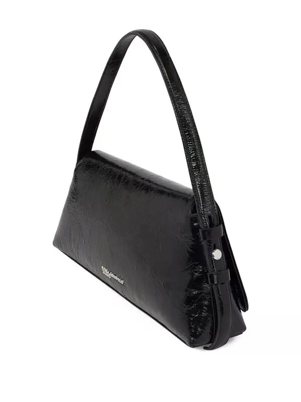 Karl Lagerfeld Geo Leather Shoulder Bag - Black