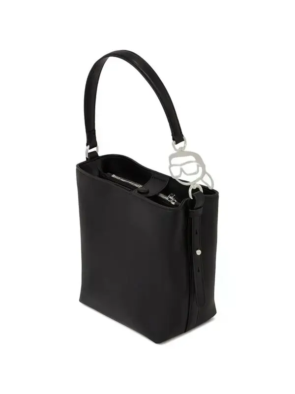 Karl Lagerfeld Ikon Logo-plaque Bucket Bag