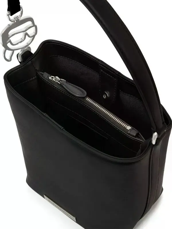 Karl Lagerfeld Ikon Logo-plaque Bucket Bag