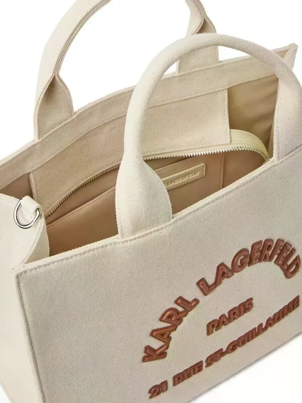 Karl Lagerfeld Rue St-guillaume Medium Tote - Neutrals