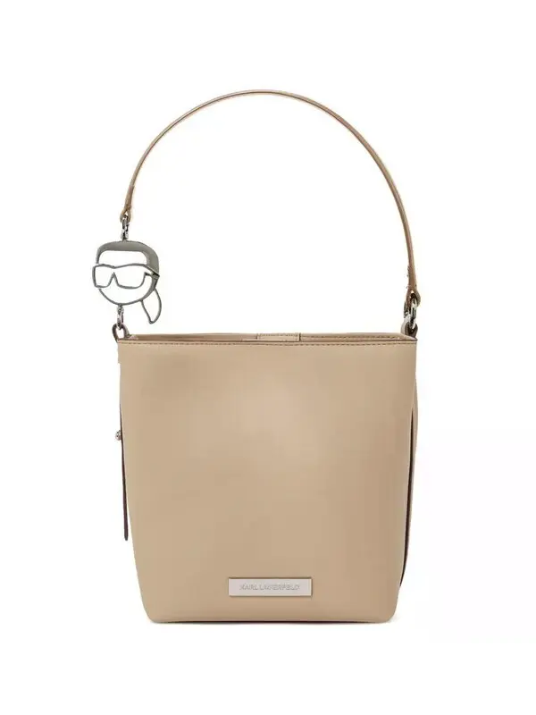 Karl Lagerfeld Logo-plaque Bucket Bag