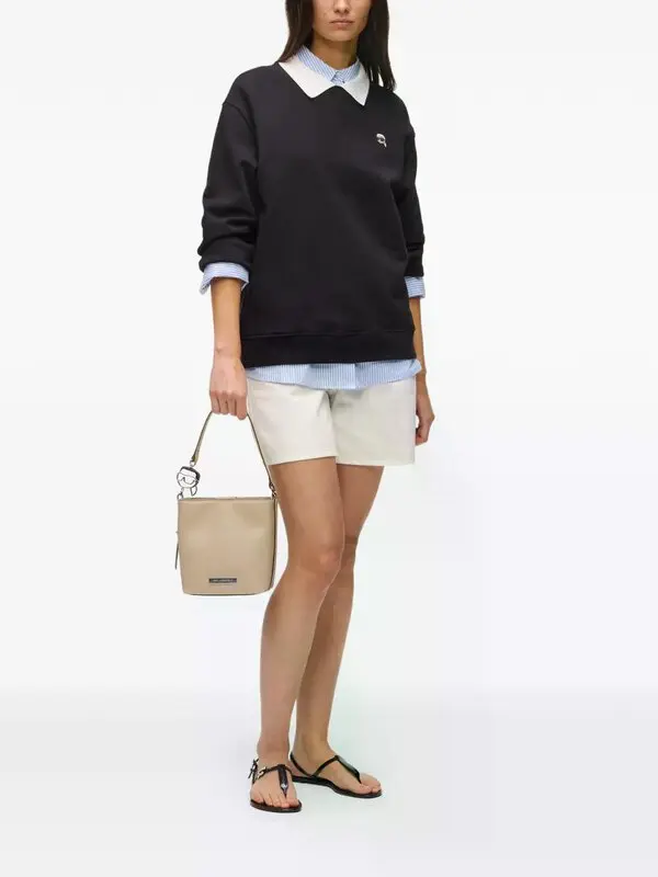 Karl Lagerfeld Logo-plaque Bucket Bag