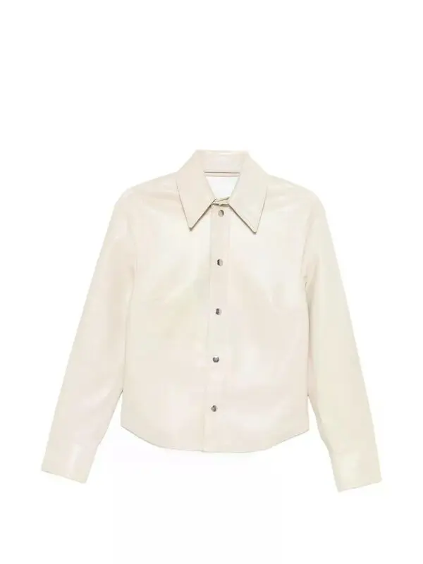Nanushka Cut-out Shirt Jacket - Neutrals